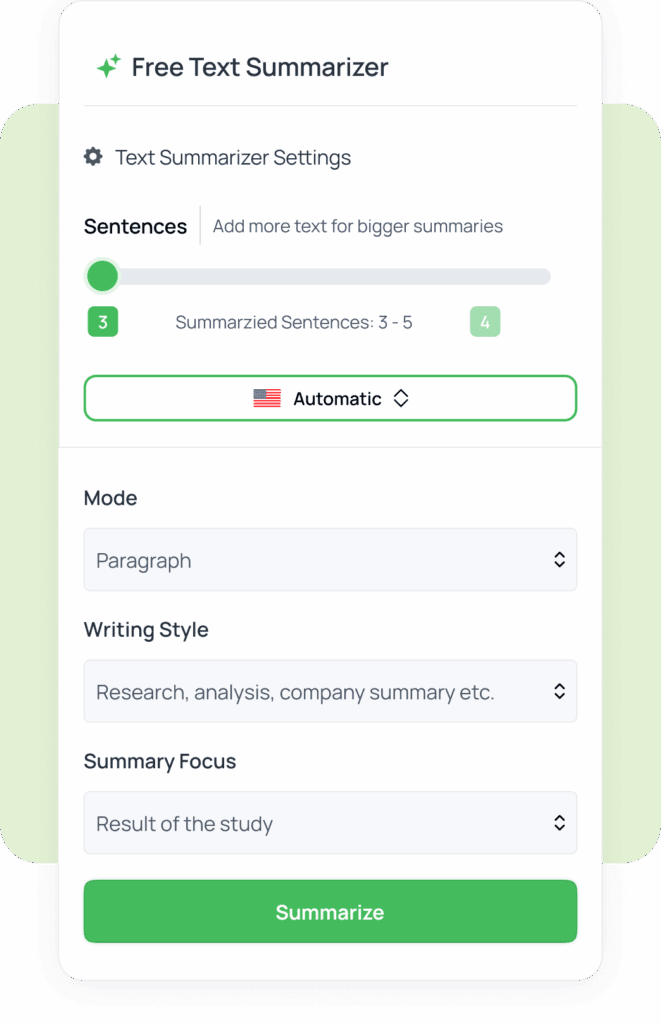 Free Smart Summarizer – SparkDoc AI