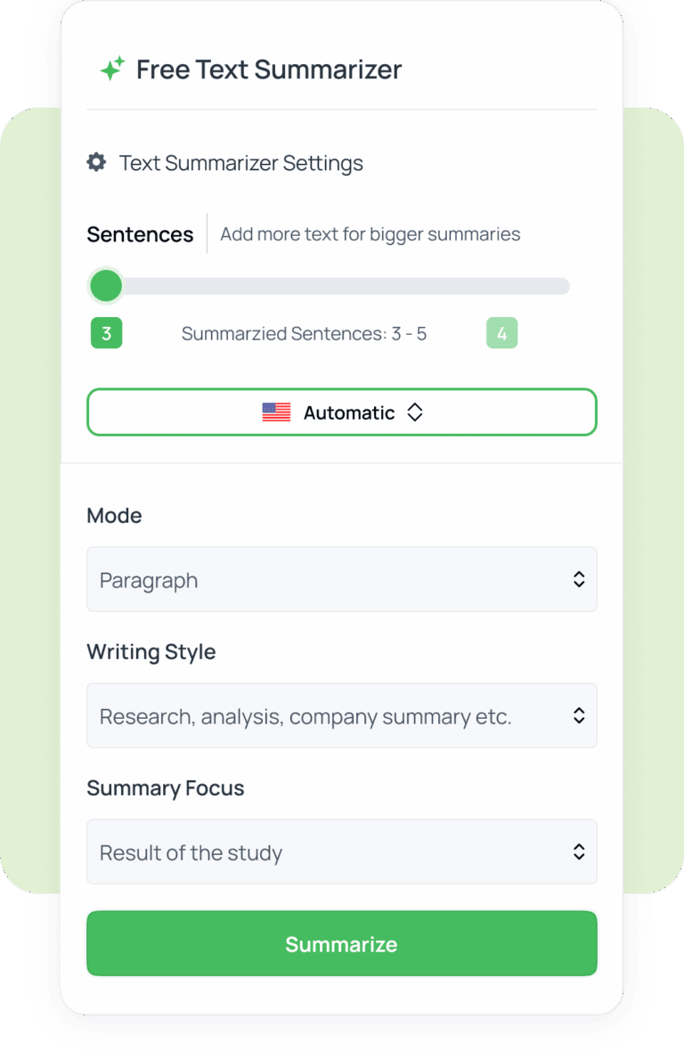 Free Smart Summarizer – SparkDoc AI